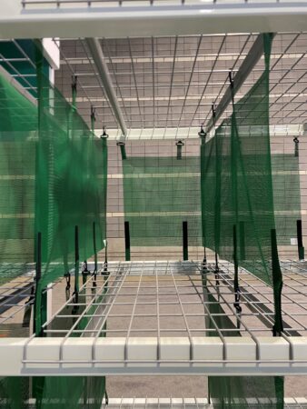 Soft Vinyl Mesh Divider | Hanging Wire Pallet Rack Partition