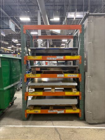 Heaviest Duty Steel Plate Decking for Pallet Rack