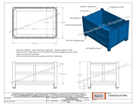 Robotic Picking Bins | Steel Containers for Robotic Arm Picking