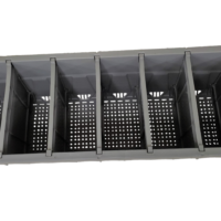 Small Plastic Rack Bins with Dividers | Plastic Hopper Bins
