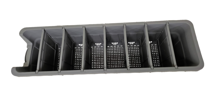 Small Plastic Rack Bins with Dividers | Plastic Hopper Bins
