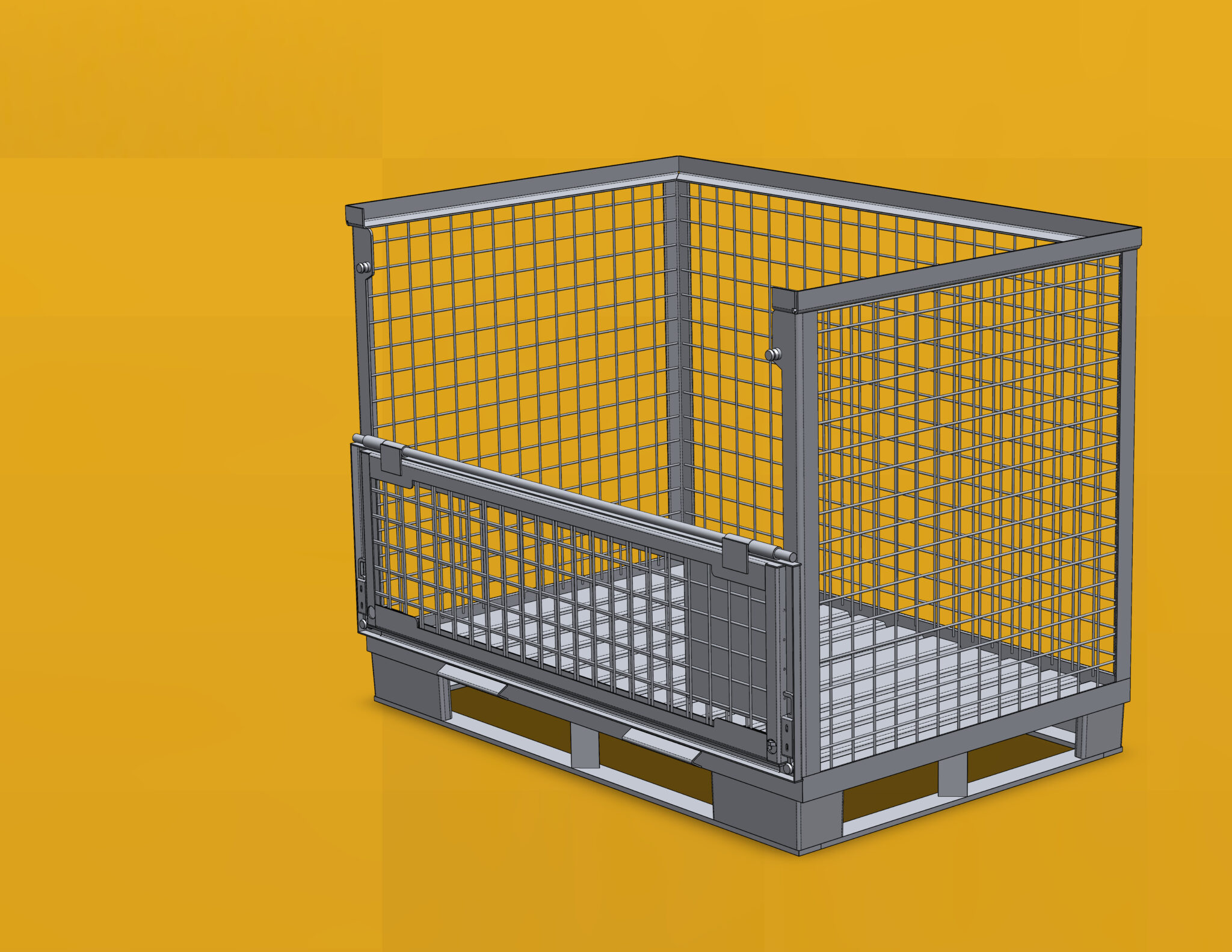 Gitterboxes | Wire Mesh Transport Containers