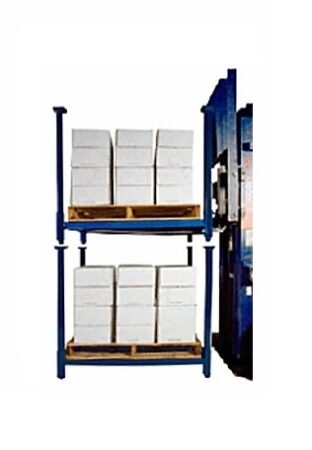 Stackable Post Pallets | Stack Racks with Steel Pallet Base & Removable ...