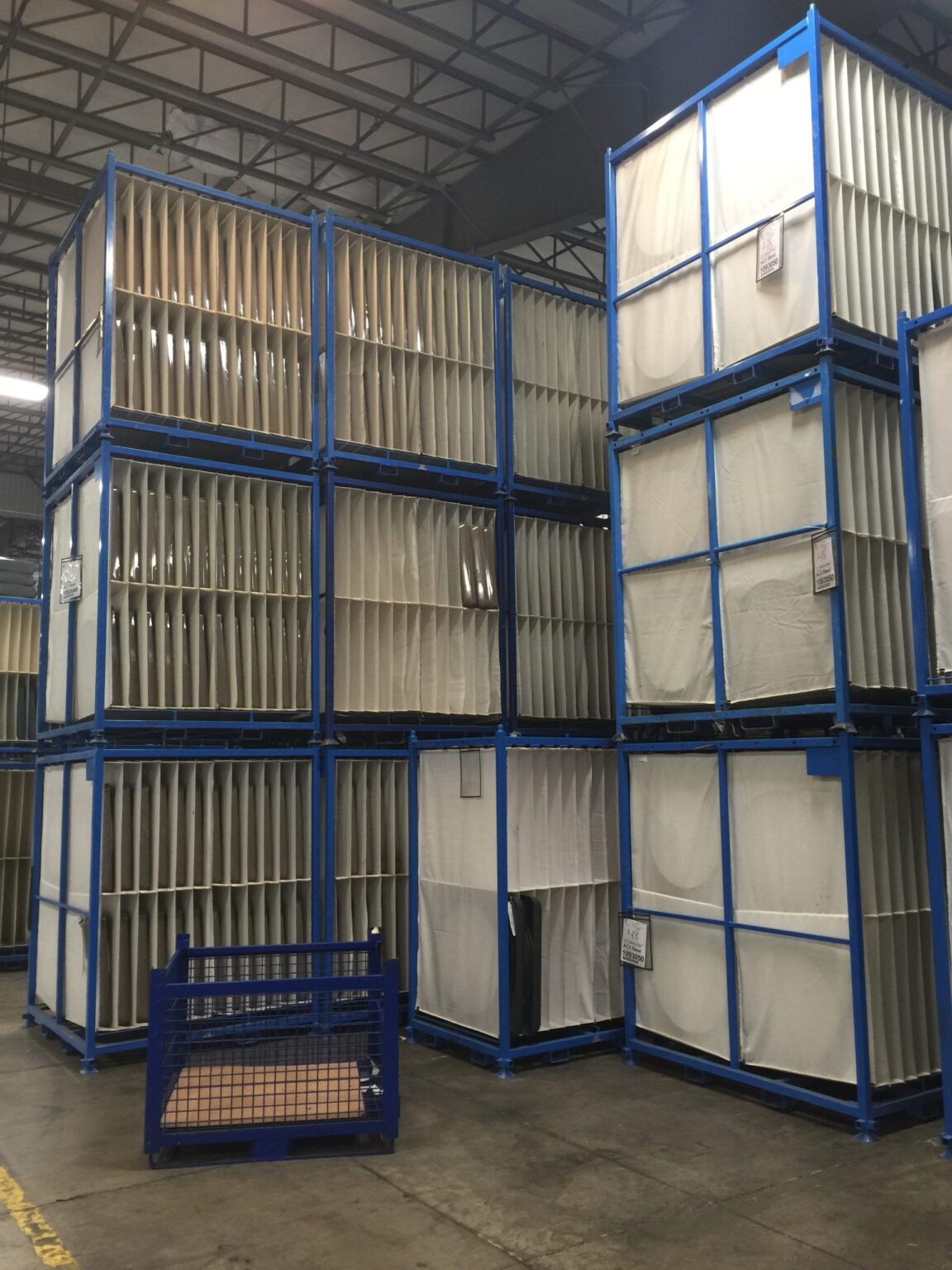 Returnable Shipping Rack | Textile Bag Packaging Rack