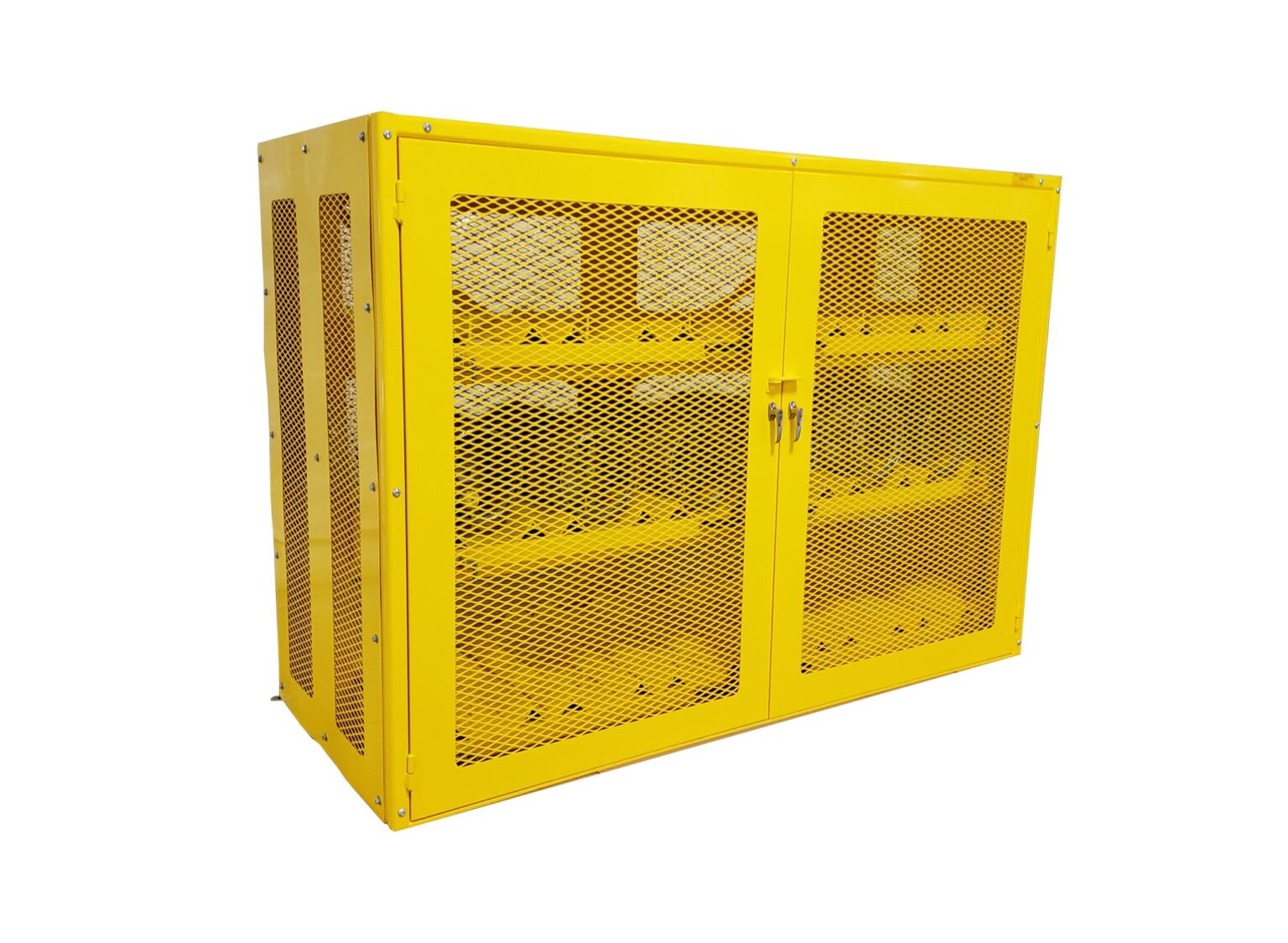 Propane Tank Storage Cabinet with Glide Out Shelves