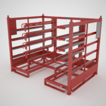 Custom Automotive Transport Racks | Returnable Shipping Racks