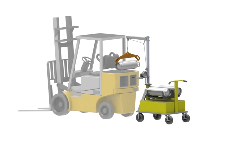 Propane Tank Cart | Jib Crane Hoist