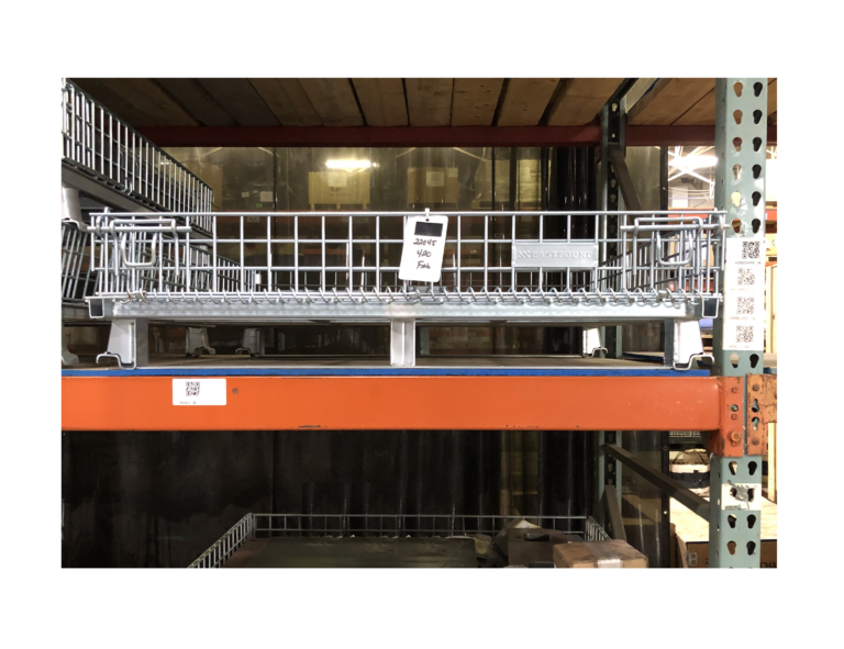 Wire Baskets & Containers Stored in Pallet Racking - Warehouse Rack and ...