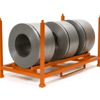 Stackable Coil Pallets | Steel Storage