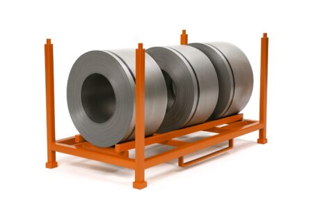 Stackable Coil Pallets | Coil Stack Racks for Steel Coil Storage ...