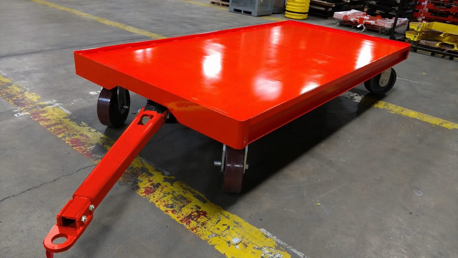 Quad Steer Tow Carts in Custom Paint Colors
