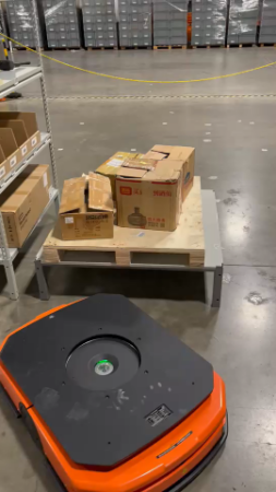 AMR Base | Pallet Pedestal | Steel Robot Pallet Base