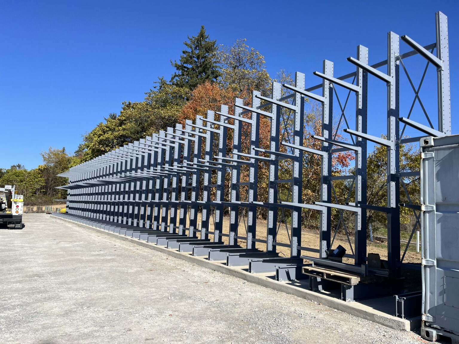 Cantilever Rack For Outdoor Pipe Storage Rack System