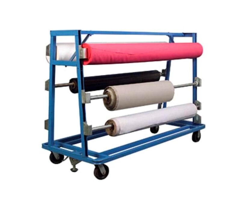 Vinyl Textile Rolled Goods Cart