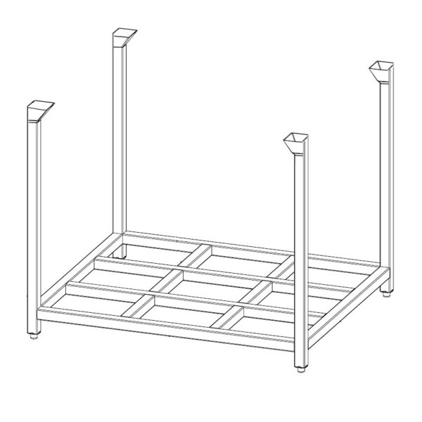 Portable Stacking Racks | Stackable Pallet Racks for Warehouse
