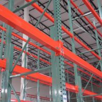 Steel King SK2000 Teardrop Pallet Rack with Closed Back Upright Frames