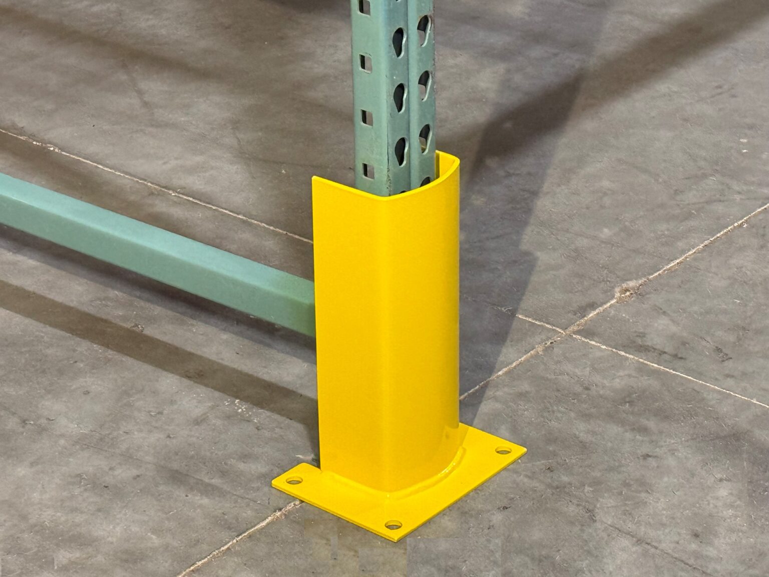 12" h. Floor Mount Pallet Rack Upright Column Protector