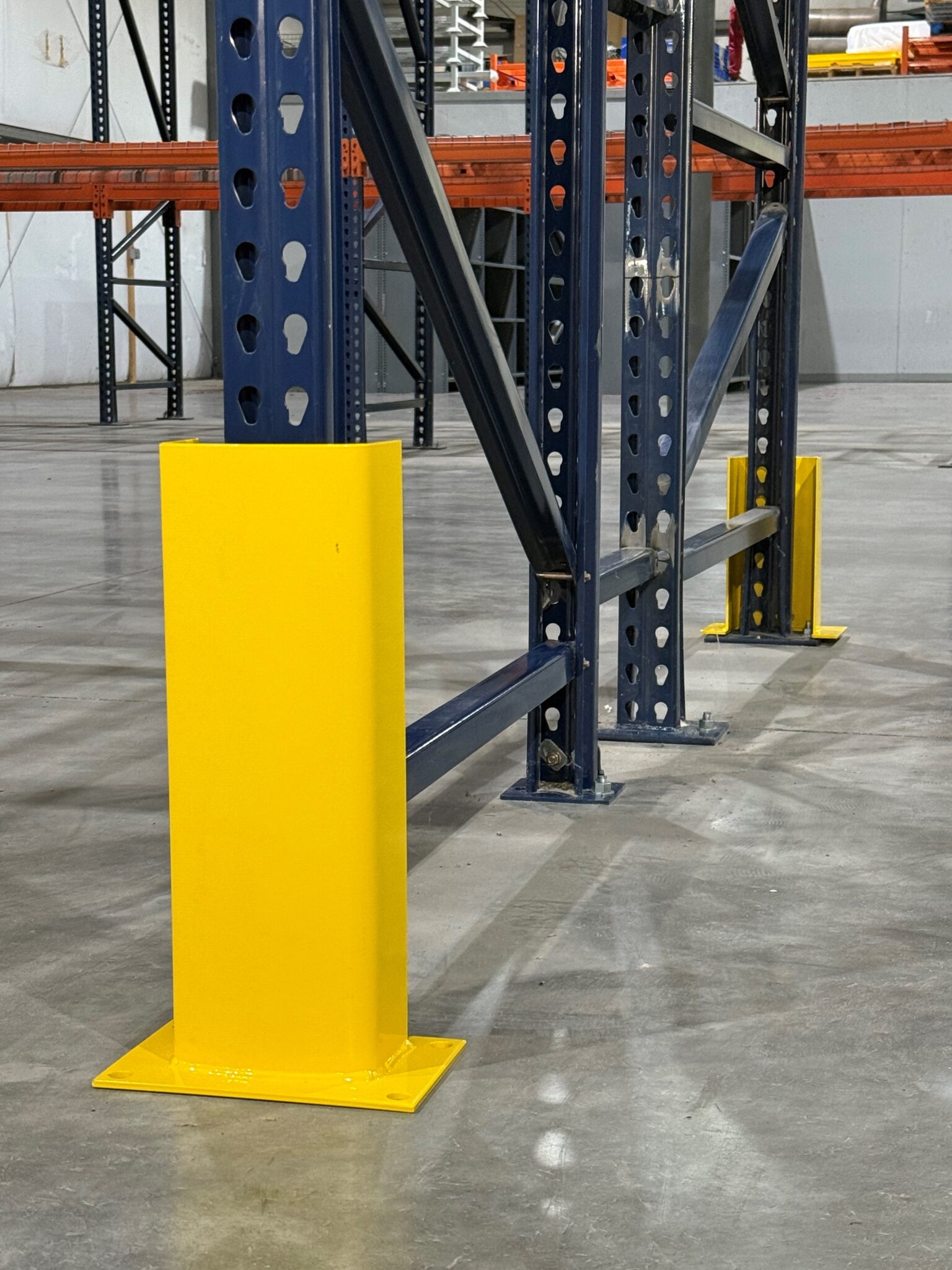 18" h. Floor Mount Pallet Rack Upright Column Protector
