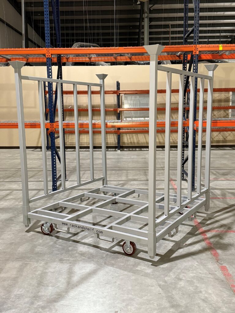 Carpet Roll Pad Rack with Casters