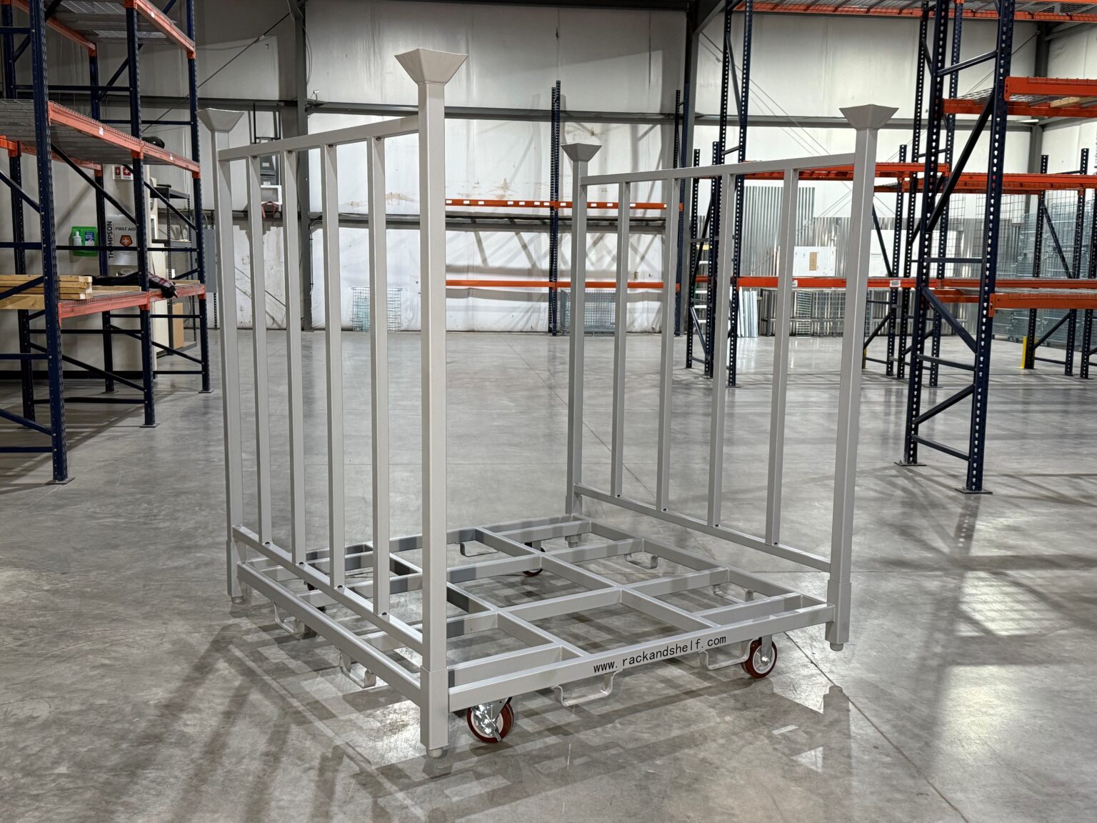 Carpet Roll Pad Rack with Casters