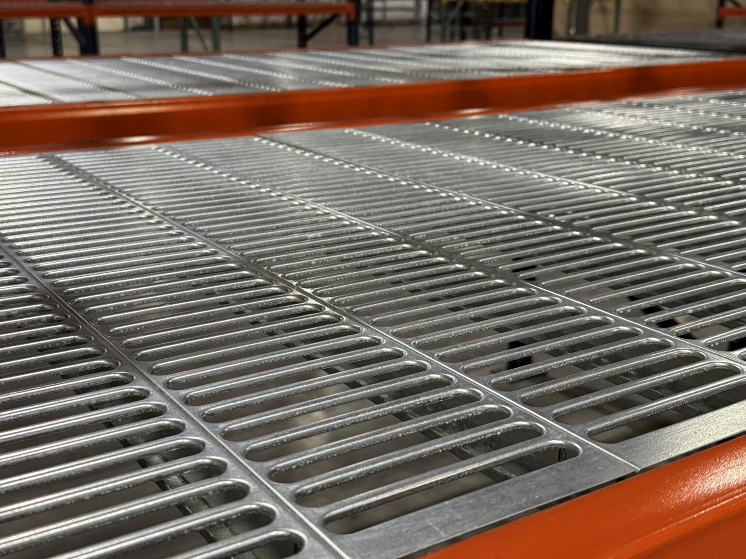 ProDeck 50 Slotted Steel Pallet Rack Decking | Meets NFPA