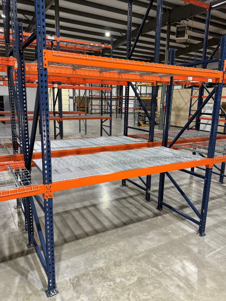 ProDeck50 Punched Steel Pallet Rack Decking Replaces Plywood Decking ...