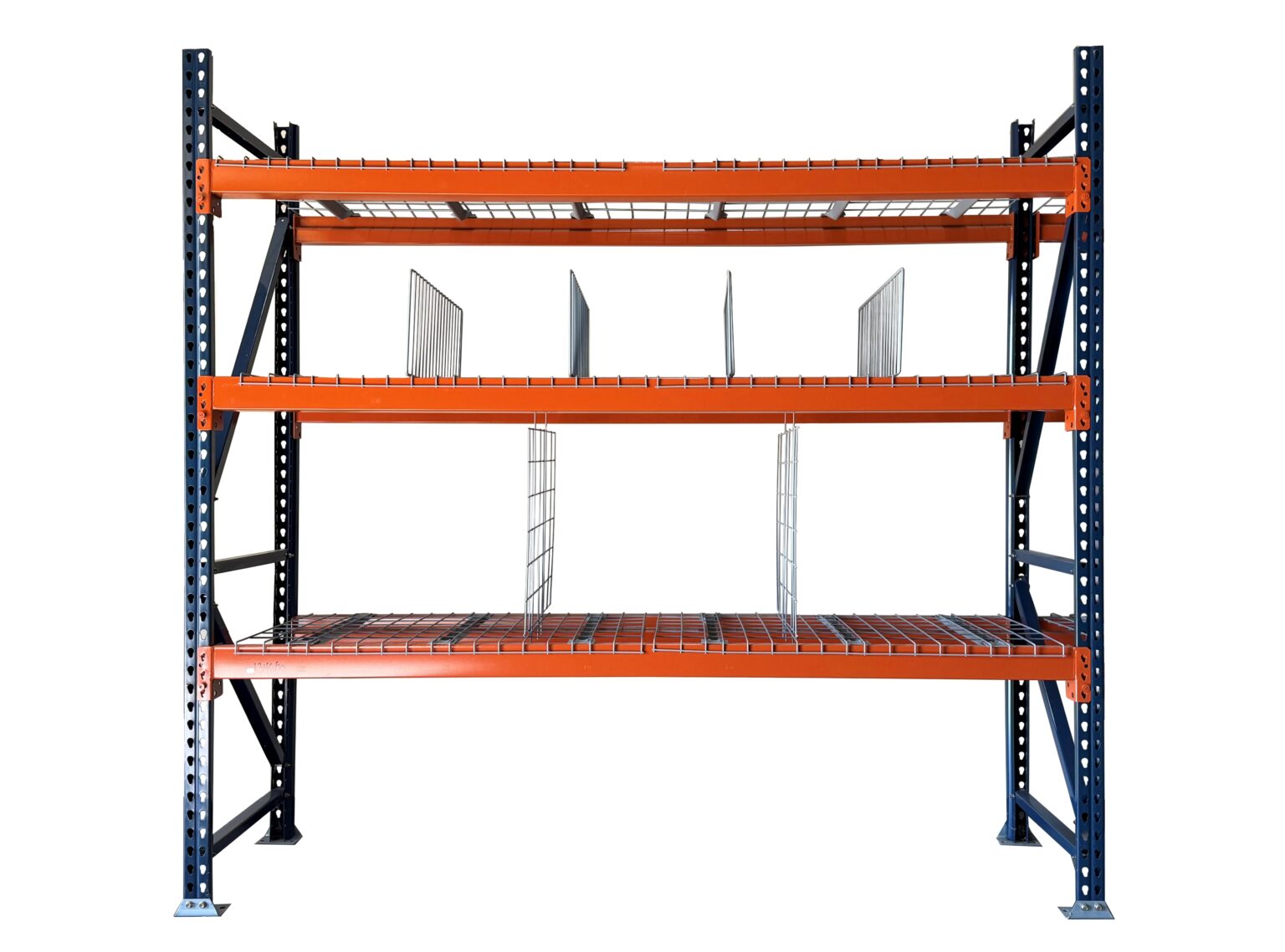 Snap-In vs. Hanging Wire Shelf Dividers for Pallet Rack - Warehouse ...