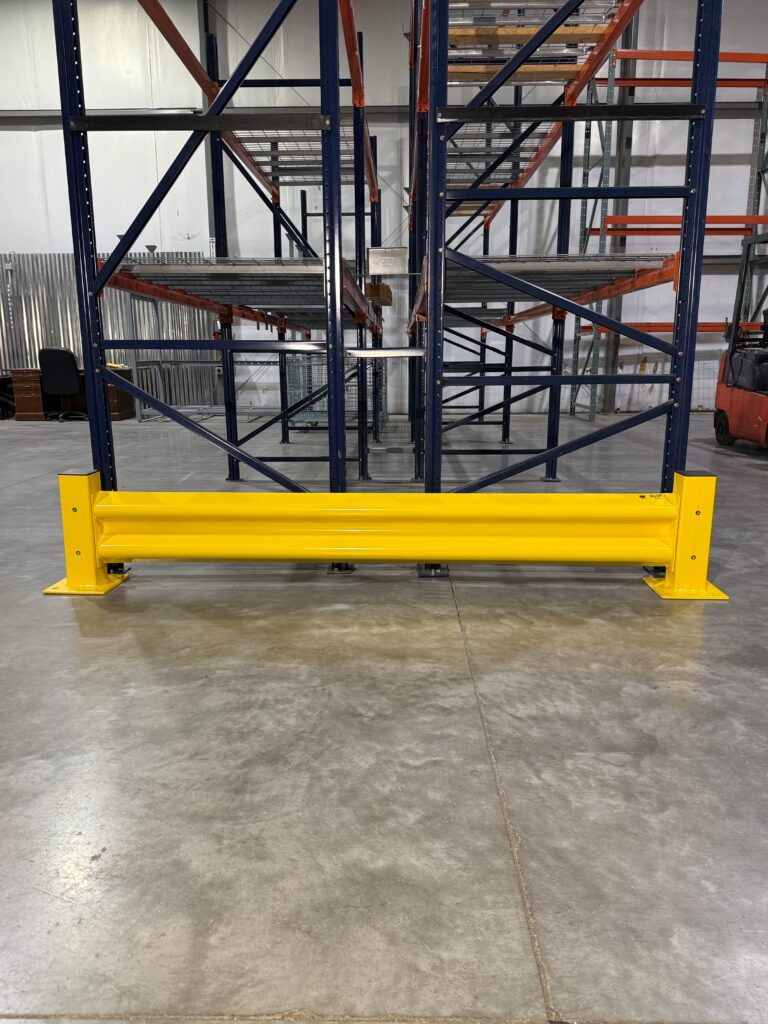 Single-Tier Guard Rail | End-of-Aisle