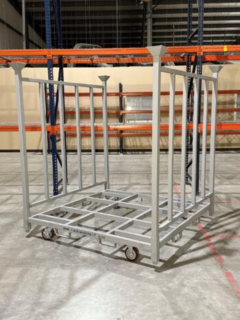 Two-Sided Window Cart | Stack Rack With Casters