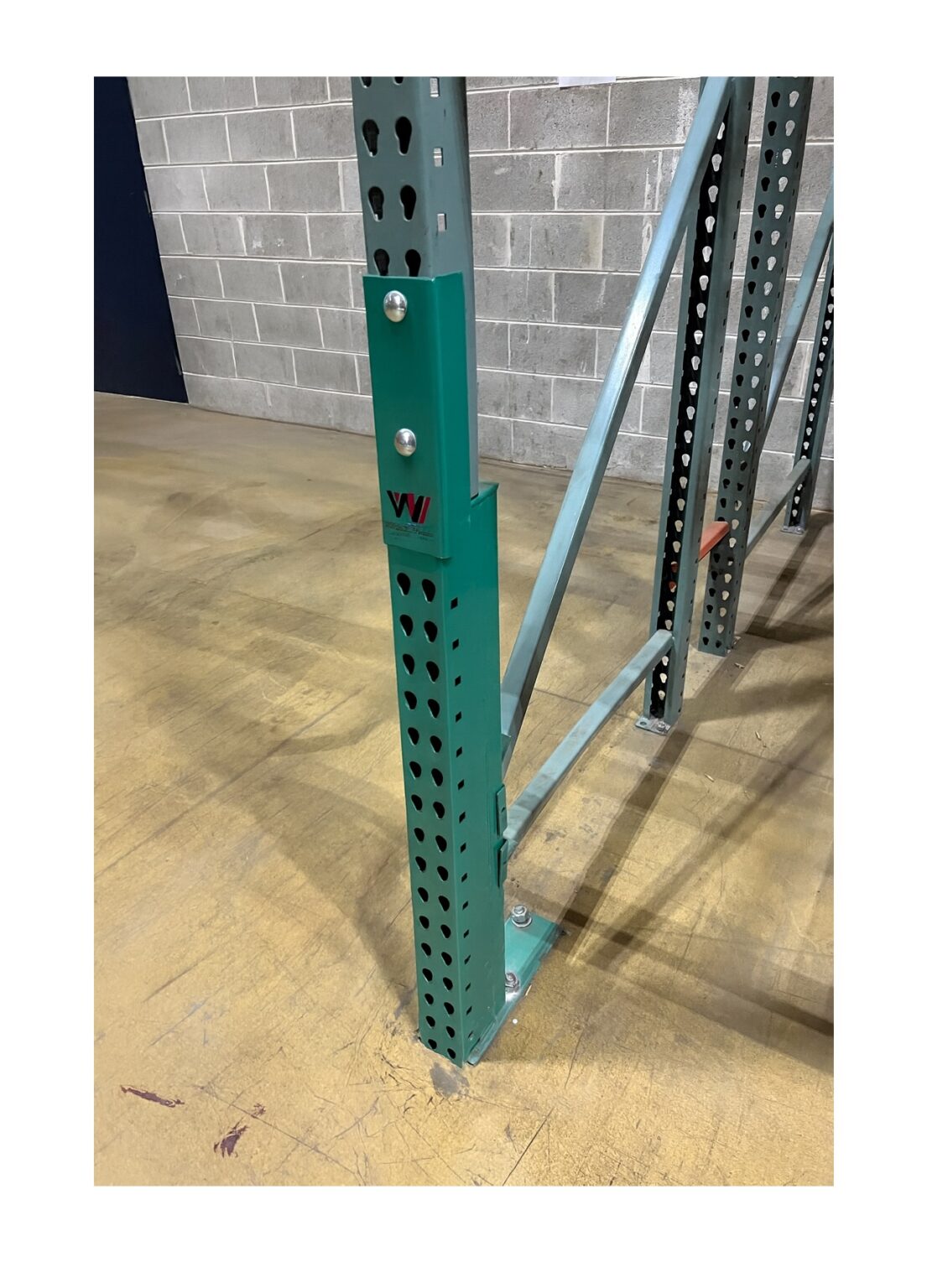 S-Series Front Column Pallet Rack Repair Kit