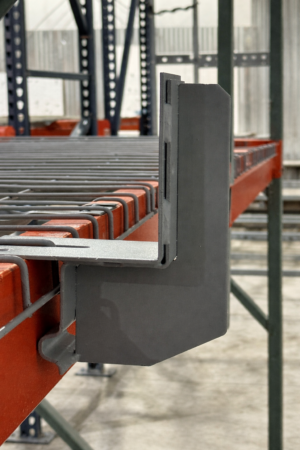 Heavy-Duty Pallet Stop with Gusset for Structural Pallet Rack