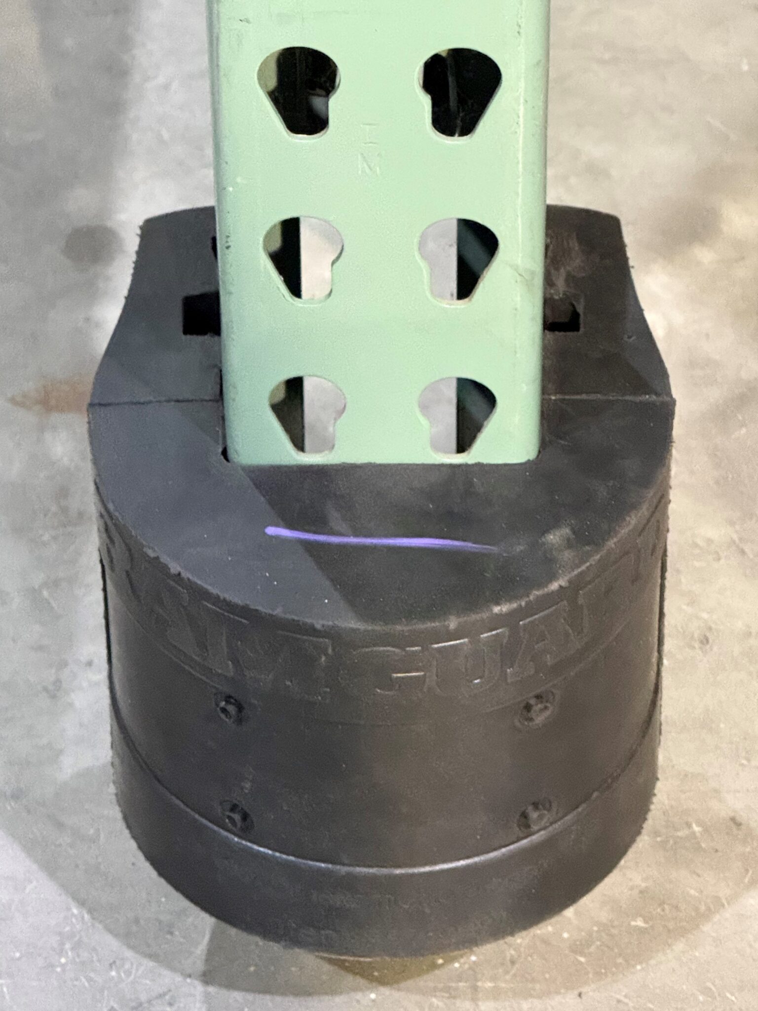 WorldRam Rubber Column Protectors for Pallet Rack Protection