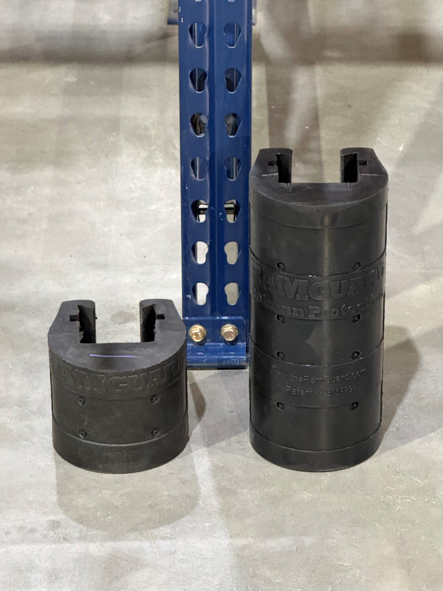 WorldRam Rubber Column Protectors for Pallet Rack Protection