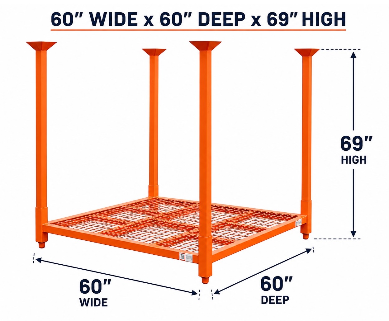 Stack Rack Sizes Archives - Warehouse Rack and Shelf