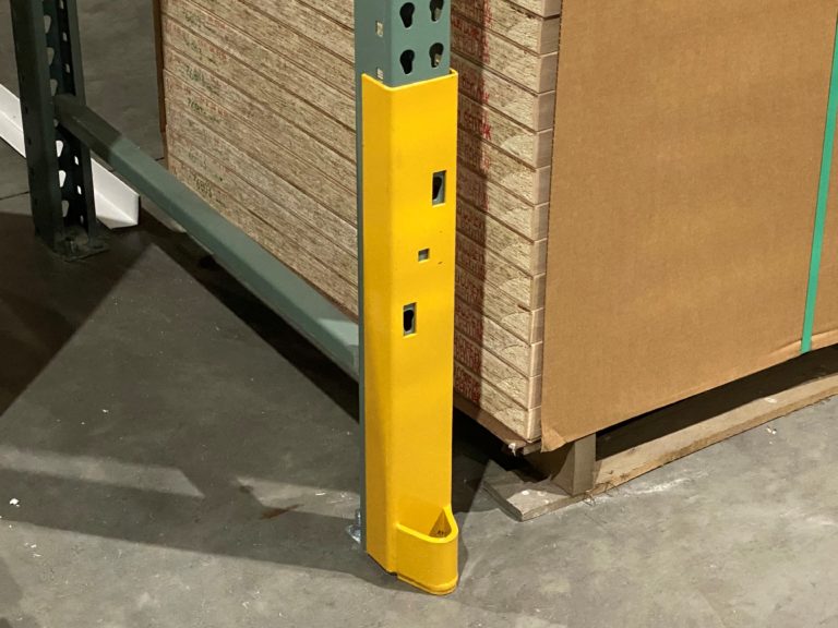 Column Protectors for Pallet Rack Upright Frames
