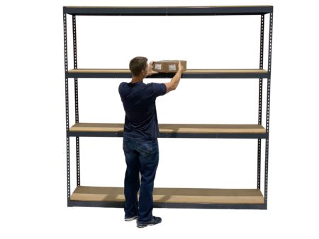 Rivet Rack Boltless Shelving System | Bulk Storage Shelving