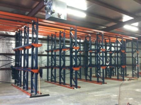 Burial Vault and Casket Racks | Casket Storage