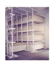 Burial Vault and Casket Racks | Casket Storage