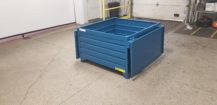 Metal Container with Locking Hinged Lid | Steel Storage Box