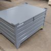 Metal Container with Locking Hinged Lid | Steel Storage Box