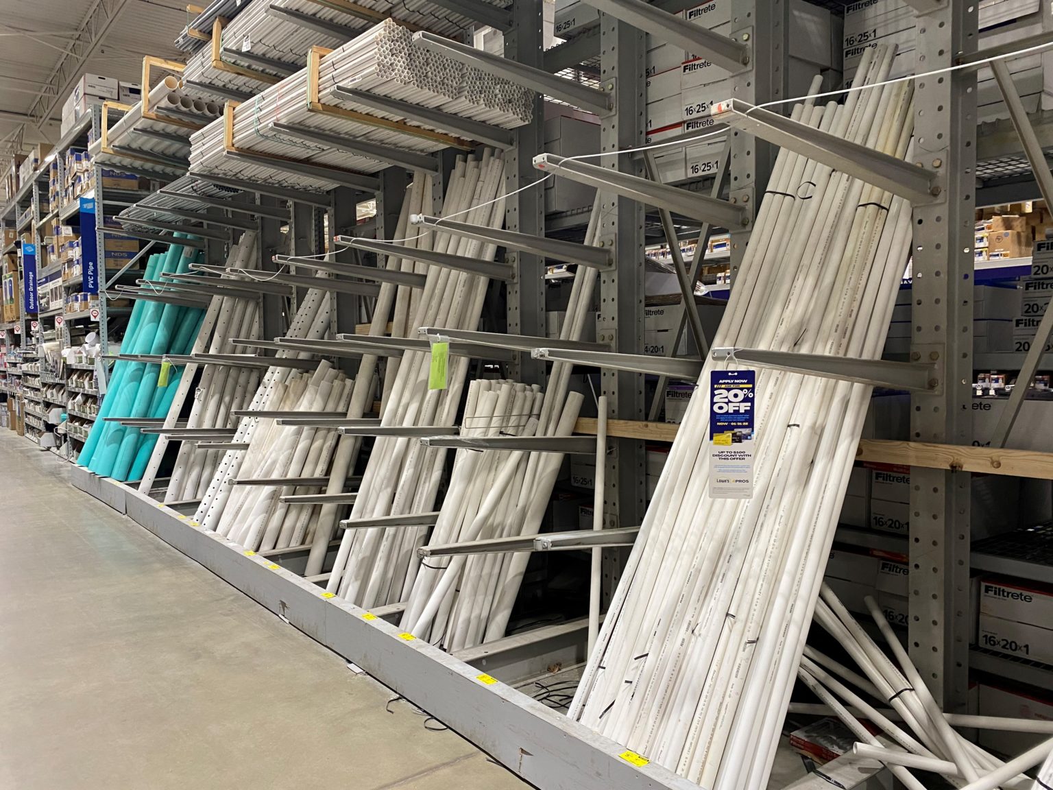 Heavy-Duty Cantilever Steel Bar, Tubing & Pipe Storage Racks