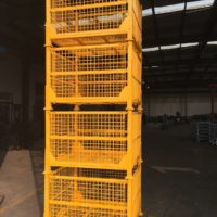 Collapsible Wire Mesh Container | Folding Wire Container