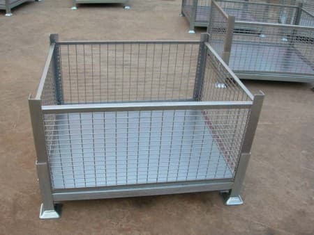 Collapsible Wire Mesh Container | Folding Wire Container