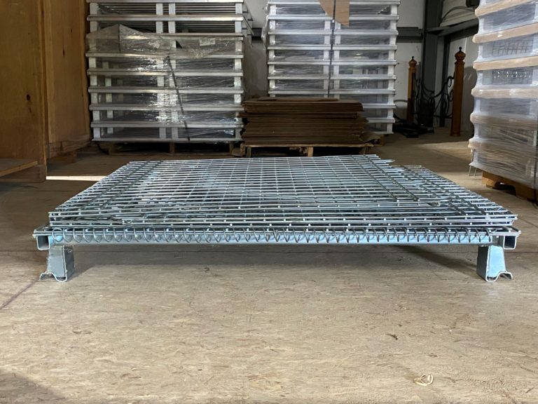 Stackable Wire Mesh Containers | Warehouse Rack and Shelf