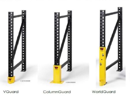 Column Protectors for Pallet Rack Upright Frames