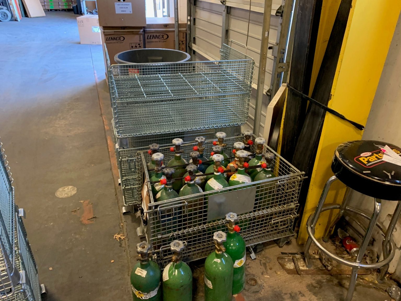 Gas Canister/Propane Tank Box | Gas Cylinder Basket