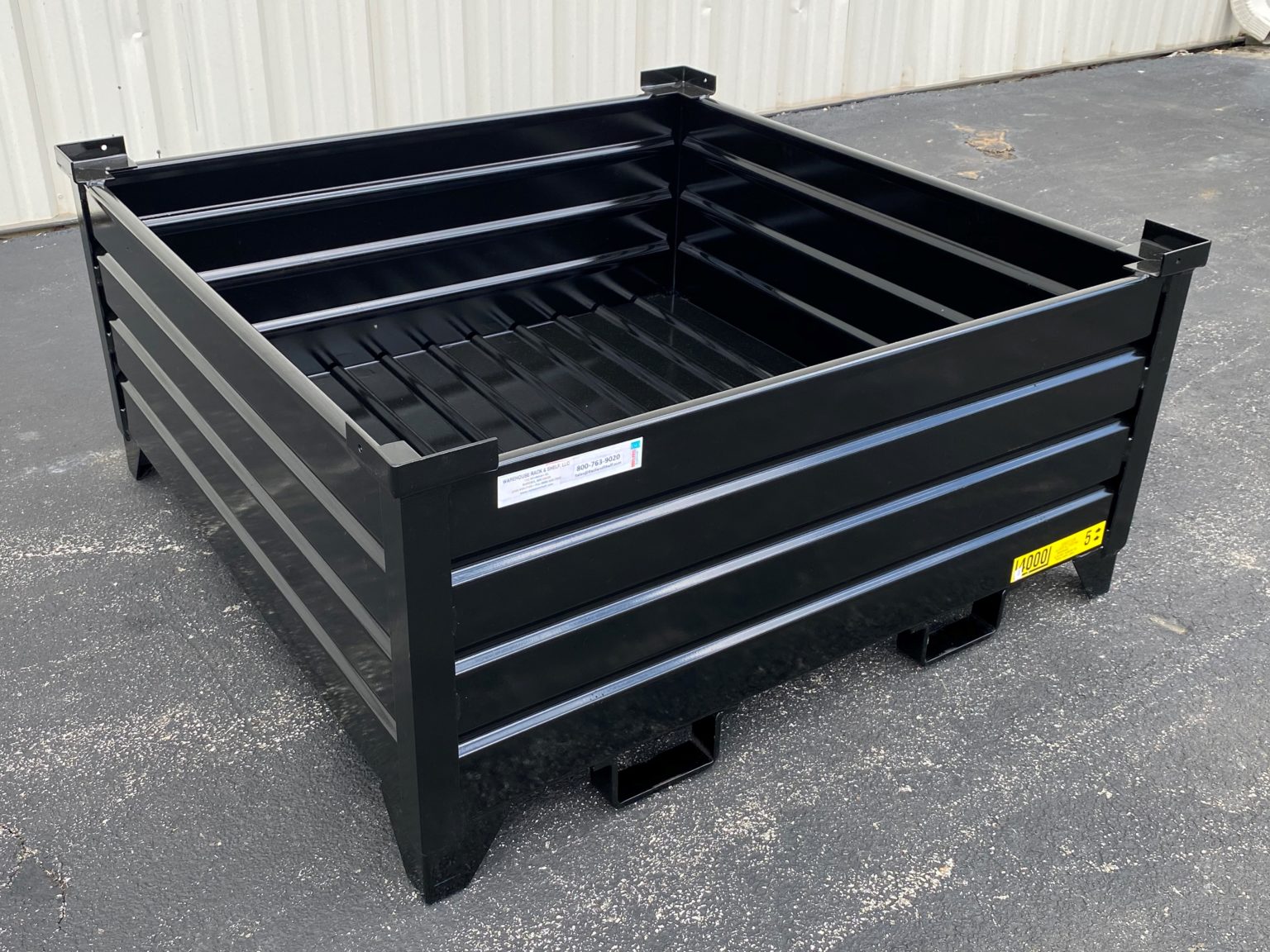 Corrugated Steel Containers with Fork Stirrups