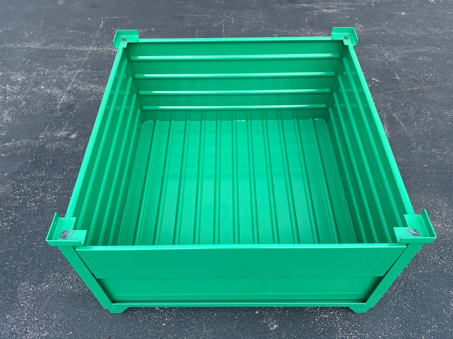 Half Drop Door Corrugated Steel Bulk Container