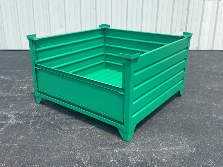 Half Drop Door Corrugated Steel Bulk Container
