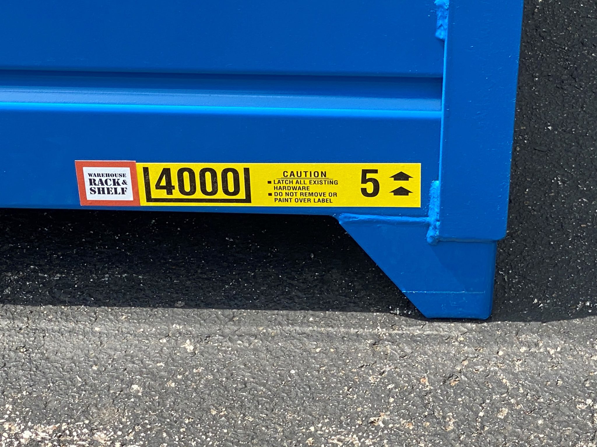 Stackable Corrugated Steel Totes | Warehouse Rack and Shelf